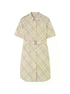 Burberry Cotton Check Shirt Dress