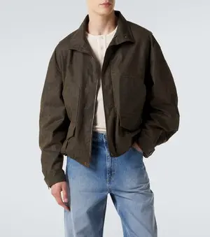 Calvin Klein Donald Cotton Blouson Jacket - Brown