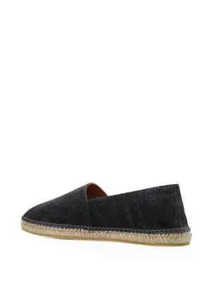 Etro Suede Paisley Espadrilles - Black