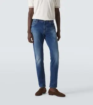 Dolce & Gabbana Mid-rise Slim Jeans - Blue