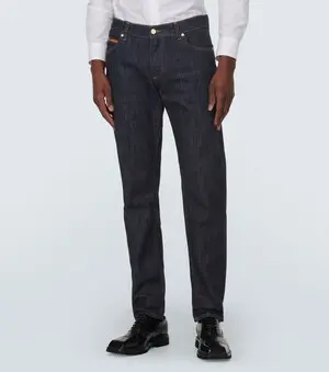 Dolce & Gabbana Mid-rise Slim Jeans - Blue