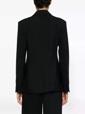 Calvin Klein Single-breasted Logo Patch Jacket