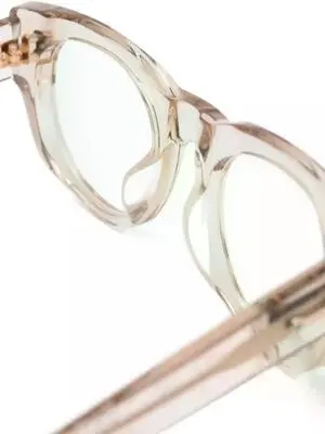 AKONI Ursa Geometric-frame Glasses - Neutrals