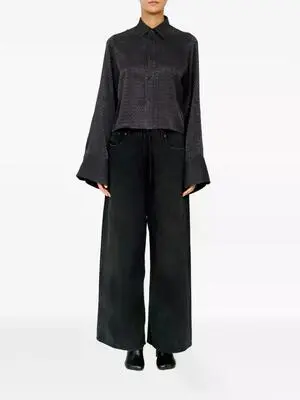 MAISON MARGIELA Viscose Blend Jacquard Shirt