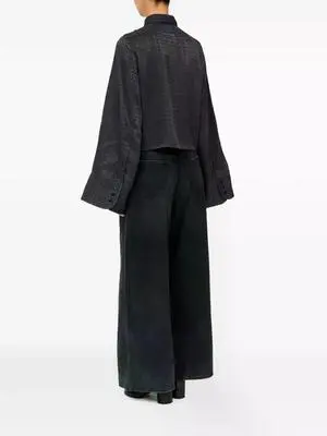 MAISON MARGIELA Viscose Blend Jacquard Shirt