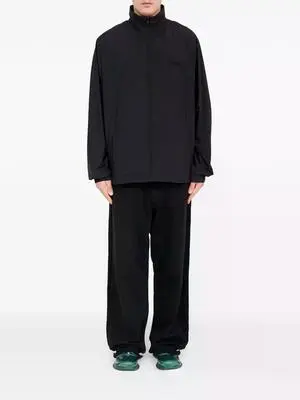 MAISON MARGIELA Nylon Zip Jacket With Embroidered Artwork
