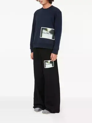MAISON MARGIELA Patch Cotton Sweatshirt