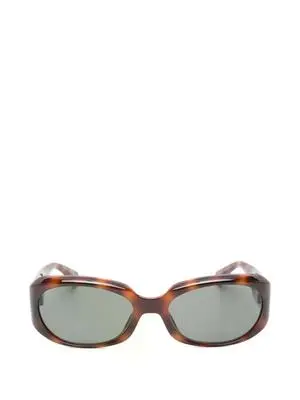 Saint Laurent Tortoiseshell-effect Round-frame Sunglasses - Brown