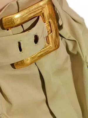 Balmain Belted Paperbag Waist Skirt