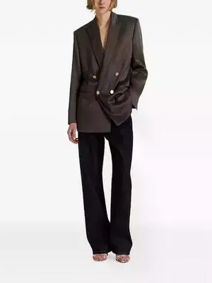 Alberta Ferretti Double-breasted Peak-lapel Blazer