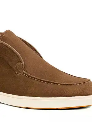 Santoni Suede Slip-on Sneakers