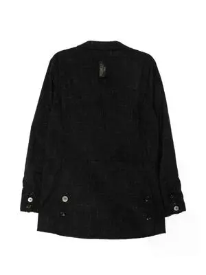 Undercover Slub-texture Notched-lapels Blazer