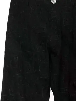 Undercover Textured Button-fastening Trousers