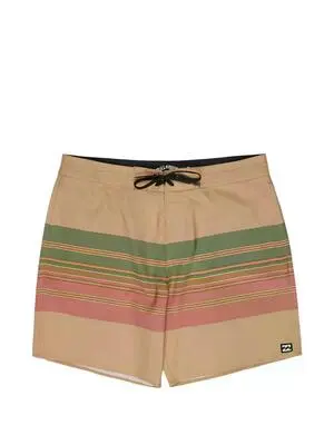 BILLABONG Horizontal Stripe Drawstring Swim Shorts