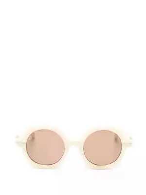 Matsuda Geometric Frame Sunglasses - Neutrals