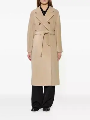 Max Mara Madame Double-breasted Coat - Neutrals