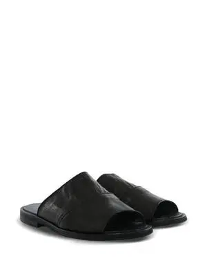 ZIGGY CHEN Crinkled Leather Sandals