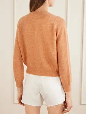 DÔEN Petra Alpaca Blend Cardigan - Orange