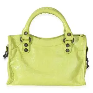 Balenciaga Pistache Agneau Arena Classic Hardware Le City Bag - Green