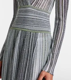 Missoni Striped Lame Maxi Dress