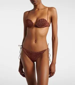 Oseree Lumiere Shell Bikini - Brown
