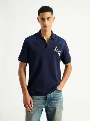 Balmain Embroidered Insect Polo