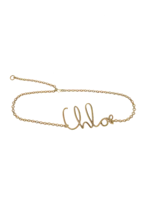 Chloé Brass Belt With Chains