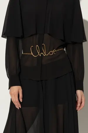 Chloé Brass Belt With Chains