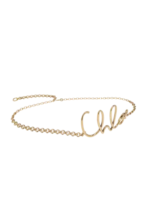 Chloé Brass Belt With Chains