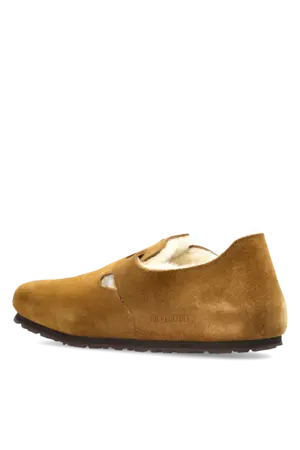 BIRKENSTOCK London Shearling Suede Shoes - Brown