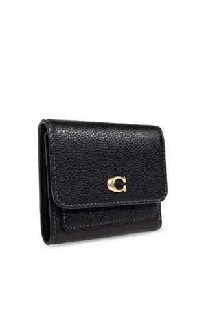 COACH Leather Wallet With Logo