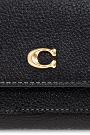 COACH Leather Wallet With Logo