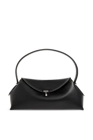 TOTEME Leather Bag `t-lock - Black