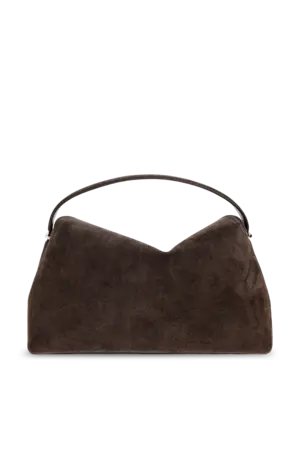 TOTEME T-lock Suede Bag - Brown