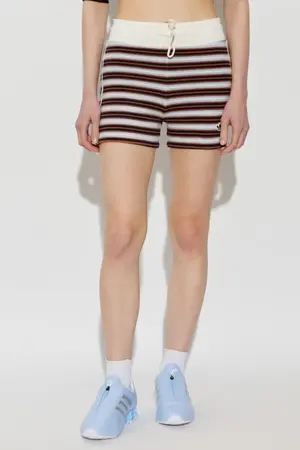 ADIDAS ORIGINALS Striped Shorts With Logo Detail