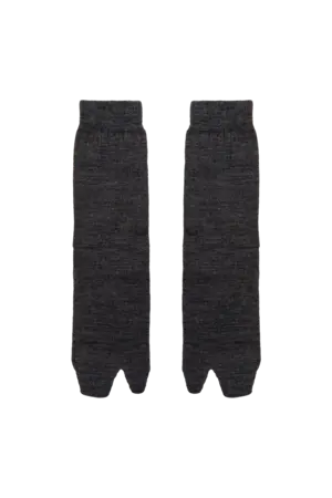 MAISON MARGIELA Wool Socks With Ribbed Pattern
