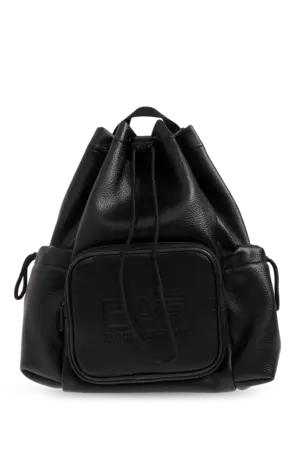 EA7 Backpack Made Of Eco Leather - Black