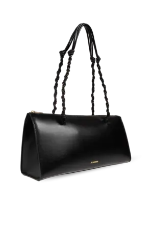 JIL SANDER Leather "tangle" Bag - Black
