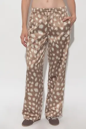 ADIDAS ORIGINALS Wide-leg Sweatpants With Animal Print