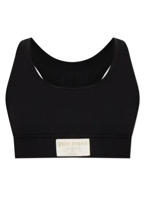 Palm Angels Cotton Lingerie Top - Black