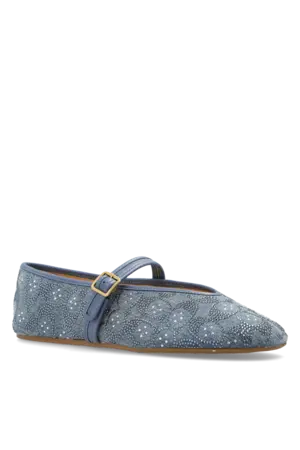 COACH Ballet Flats With Shimmering Sequins