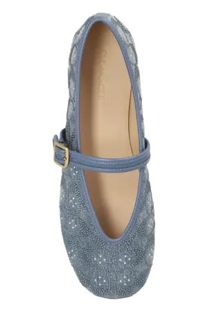 COACH Ballet Flats With Shimmering Sequins