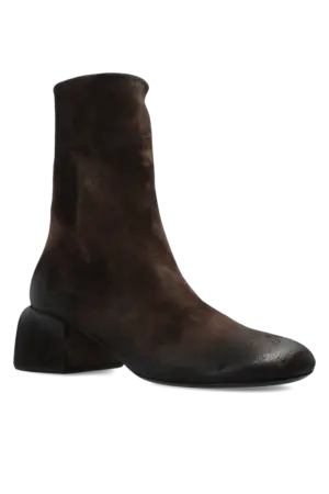 Marsèll Suede Heeled Ankle Boots