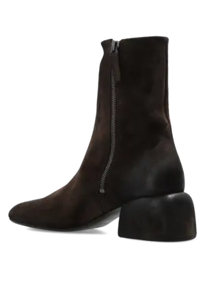 Marsèll Suede Heeled Ankle Boots
