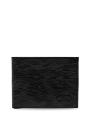 FERRAGAMO Leather Wallet - Black