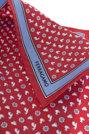 FERRAGAMO Silk Pocket Square
