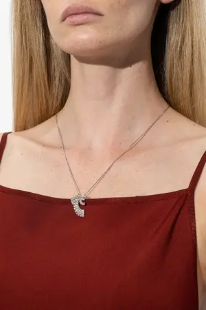 FERRAGAMO Crystal Pendant Necklace