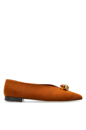 JIMMY CHOO Margot’ Ballet Flats - Brown