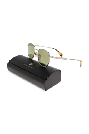 DB EYEWEAR BY DAVID BECKHAM Tone Full Rim Round Frame Sunglasses