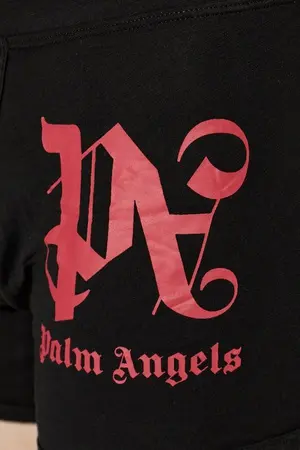 Palm Angels Two-pack Of Boxers With Logo - Black